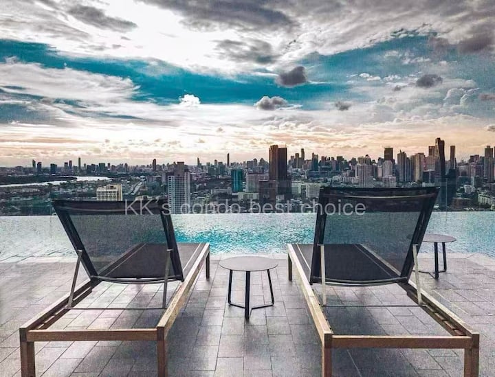 Silent 2br-steps To Bts Ekamai -Infinity Pool&gym - Thailand
