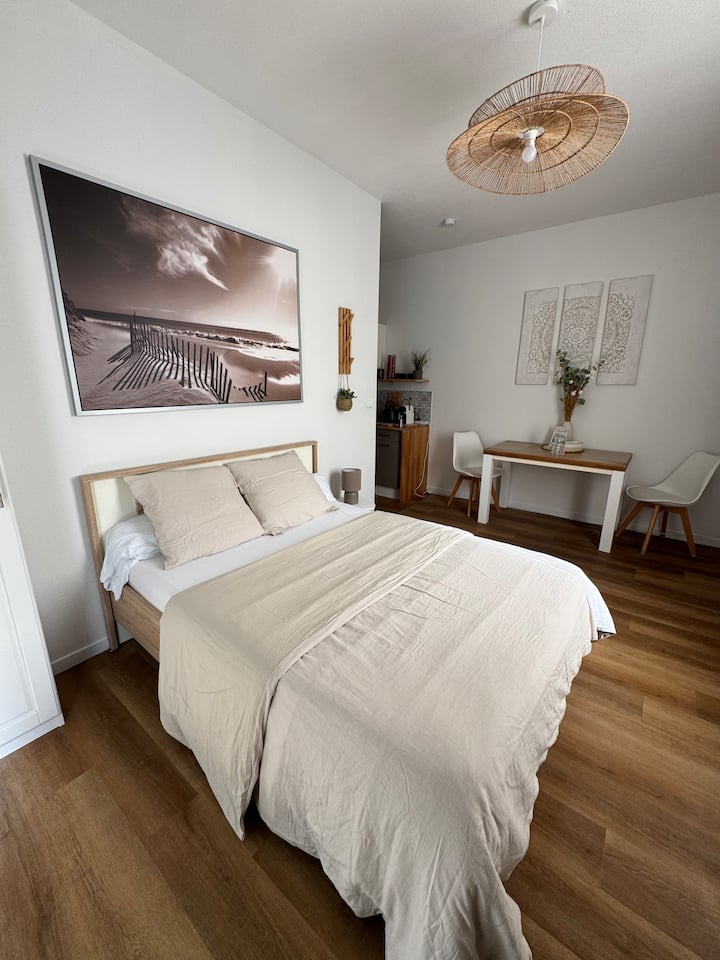 Studio Tout éQuipé, Pratique Et Confortable - Dax