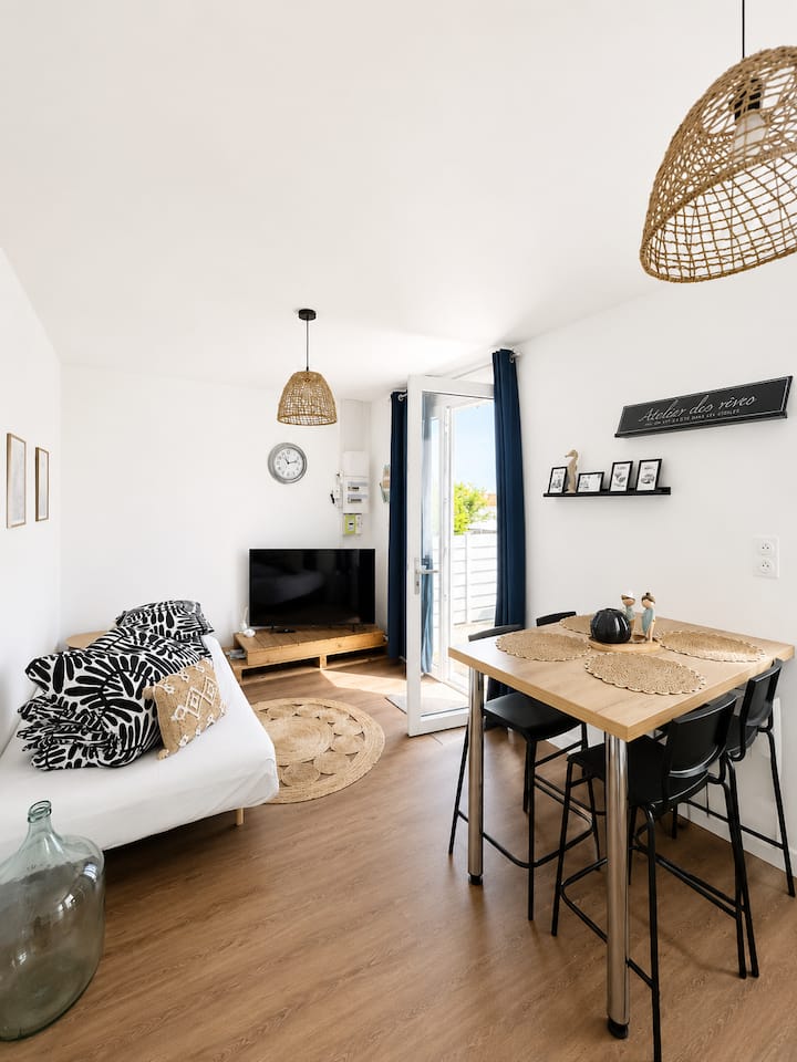 Carré D’as - Centre Bourg - Jardin & Parking - Plage de Notre-Dame-de-Monts