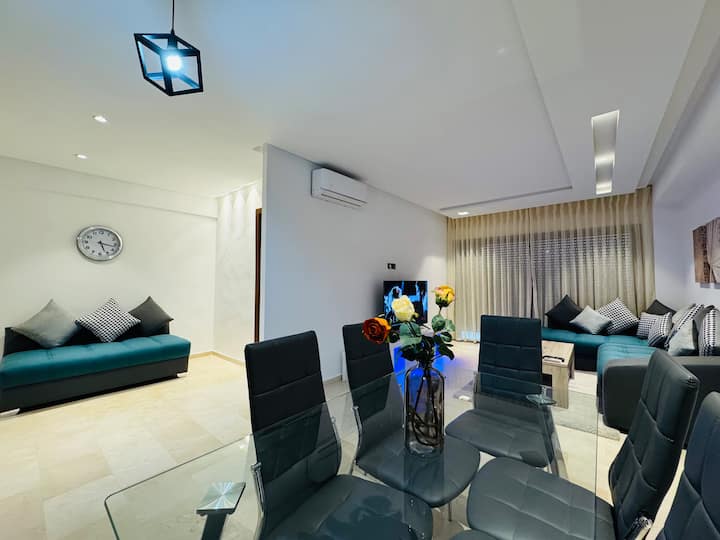 Superbe Appartement à Prestigia Champs De Course - Fès