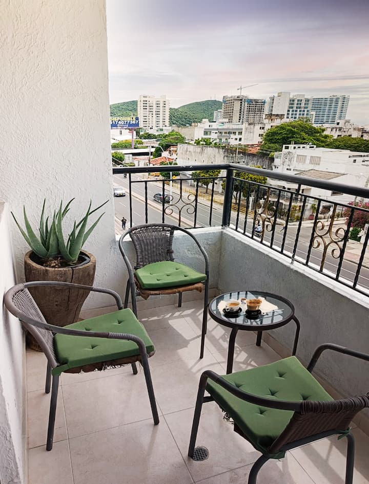 Céntrico Apartamento De Lujo Con Todo A La Mano - Santa Marta