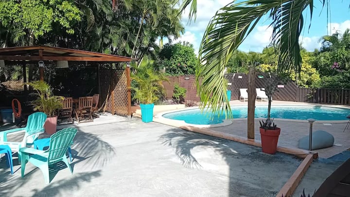 L'oasis De L'anse Bleue T1 Alpinia 1/3 Pers - Les Anses-d'Arlet