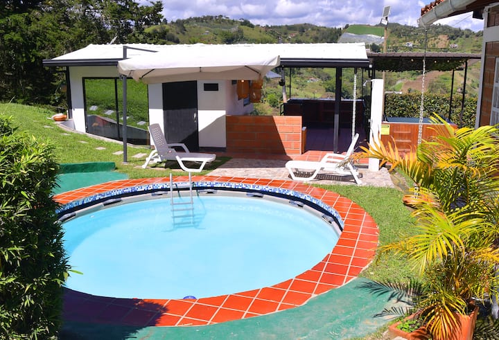 Escape With Jacuzzi And Pool In El Peñol-guatape - Antioquia