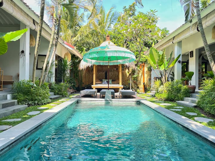 Villa Mint | 3br Tropical Escape | Private Pool - Kuta