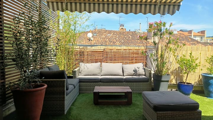 Rooftop Privé 25m² • Clim • Centre Marseille. - Marseille