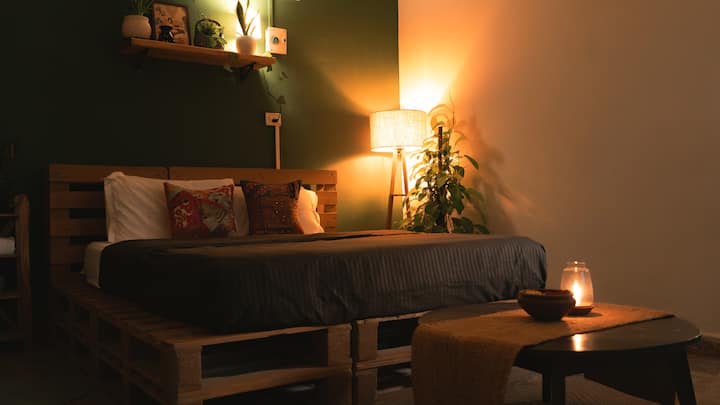 Hidden Cozy Studio Living-700m To Vagator Beach - Anjuna