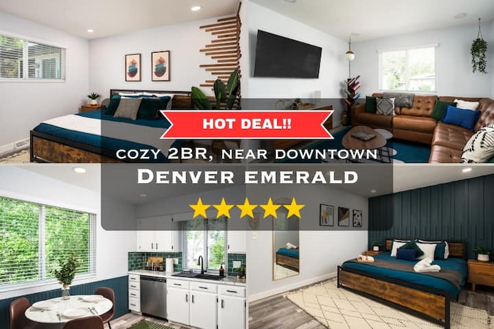 Unique 2br, Fast Wifi, Kitchen, 15-min To Redrocks - 덴버