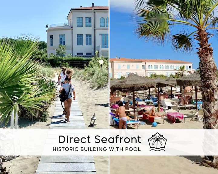 Lodge4 | Beach Front Row | +Pool | Parking - Livorno