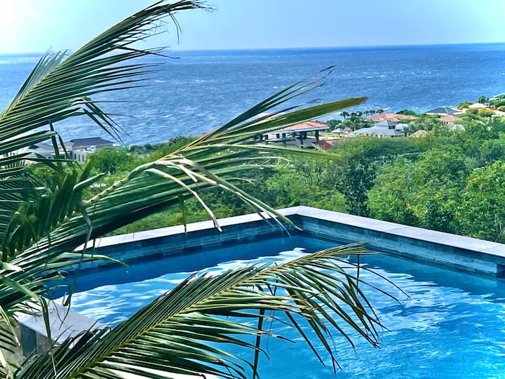 New Ocean View Villa, Walk To Beach/full A/c, - Curaçao