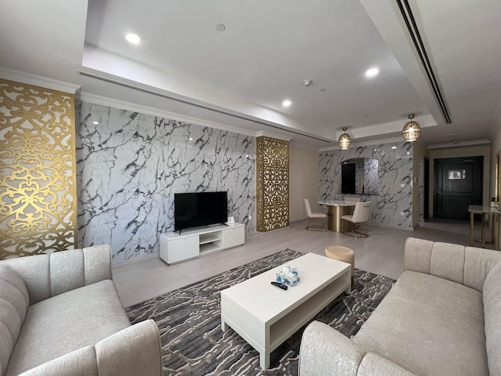 Cozy 1 Bhk In Pearl Island With Full Marina View - Qatar