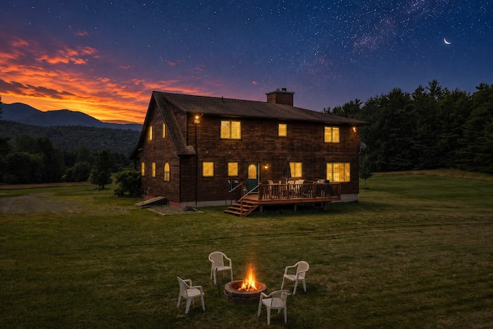 Deer Haven Lodge With Views, Acreage & Fireplace - Adirondack Mountains