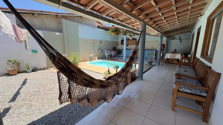 Casa Agradável E Aconchegante Com Piscina. - Prado, Brazil