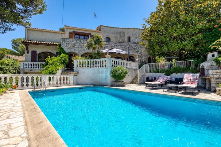 Vac Bord Mer Vue Villa Charme Piscine Mont Stclair - Sète