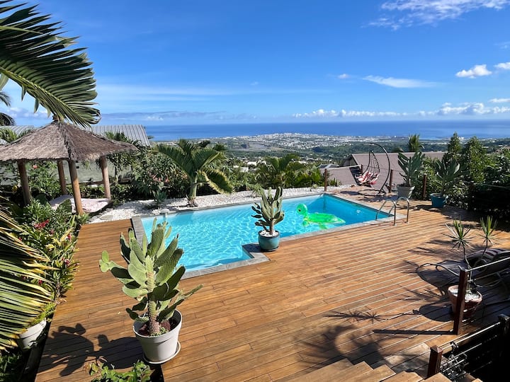 Grande Maison Familiale Avec Piscine - La Réunion