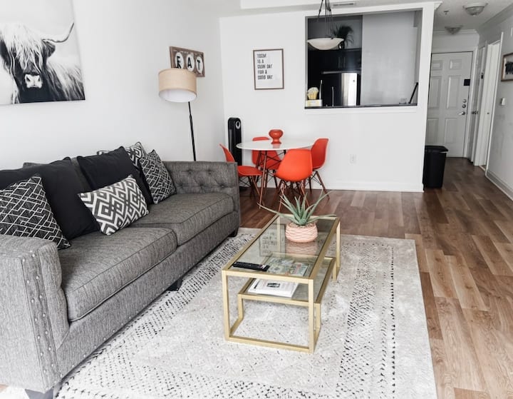 Boho Apt; Wi-fi, Free Parking,gym (Entire Apt) - Sandy Springs, GA