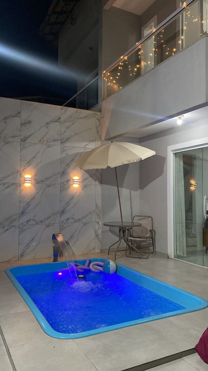 Casa C/piscina A 5 Min Da Praia - Serra