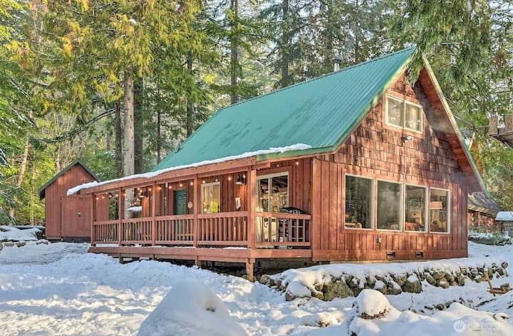 Big Chief Mt. Lodge: Ev Charger , Htub, Generator - Skykomish, WA