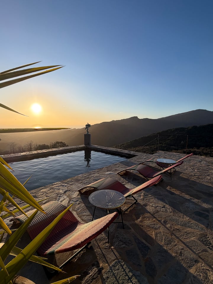 Domaine Colonna Santini, Piscine,  Chambre Firmine - Haute-Corse