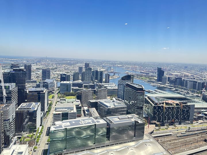 Level 57 Sky High Melbourne Cbd With Stunning View - Melbourne