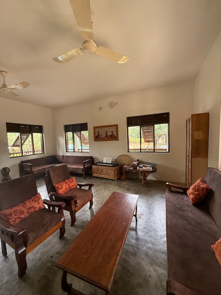 Chambre Dans Maison Authentique - Jardin Tropical - Togo