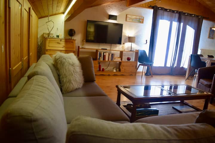 Appartement Cosy Vue Piste-lits Faits à L'arrivée - Lac de Montriond