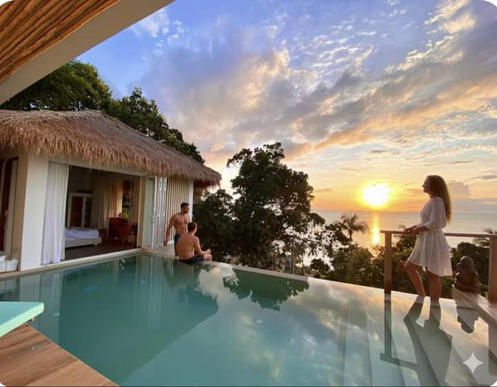 Charmante Villa Panorama 3 Chambres & Piscine - Ko Pha Ngan