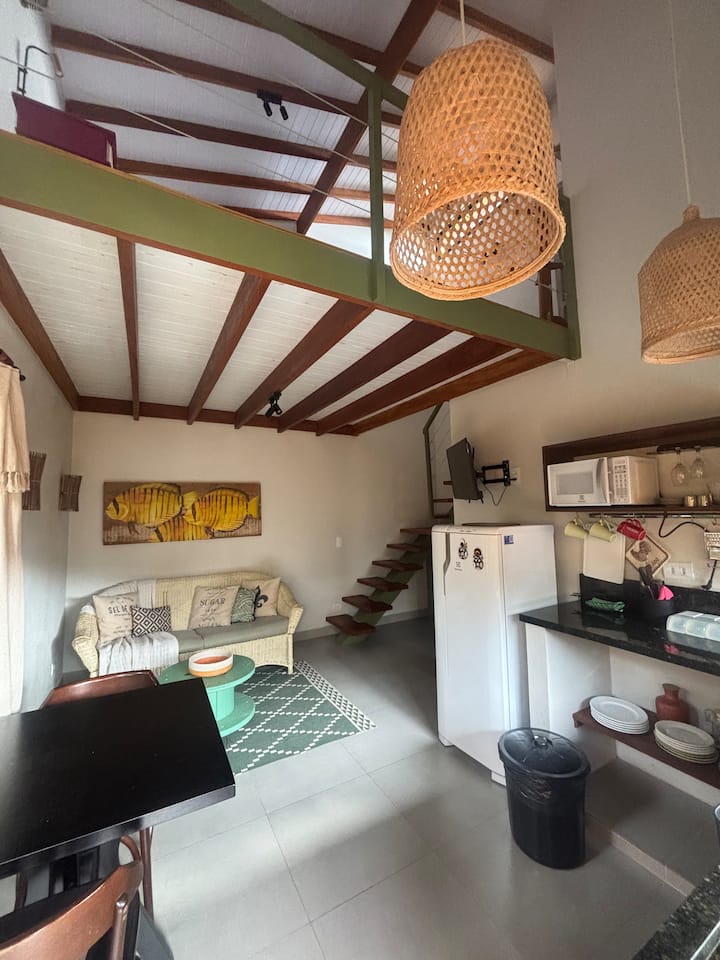 Chalé Confort, Bairro Tranquilo, Perto Do Perequê - Ilhabela