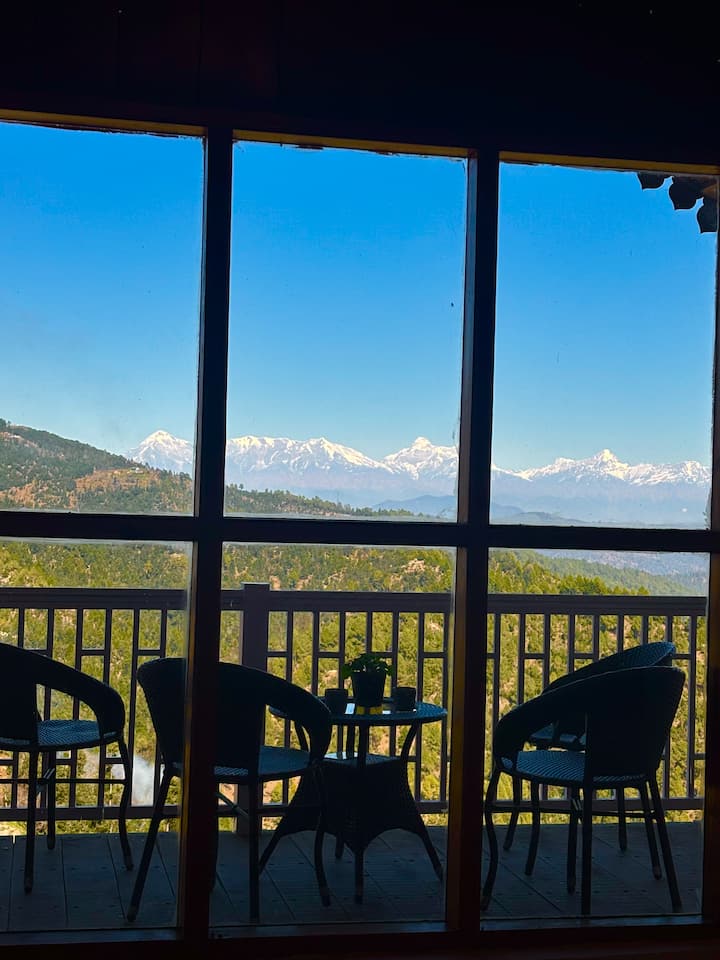 Group Stay Snow View Mukteswar 5br+cook+caretaker - Mukteshwar
