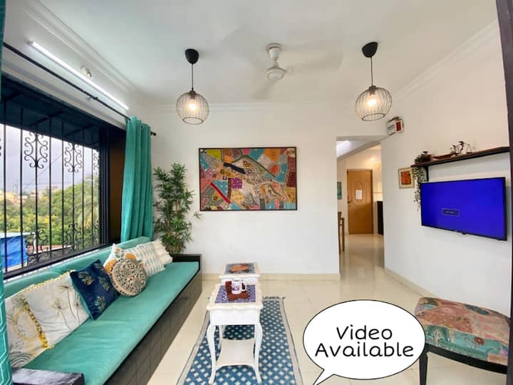 Charming 2 Bed 2 Bath Terrace Bandra *Parking* - Mumbai