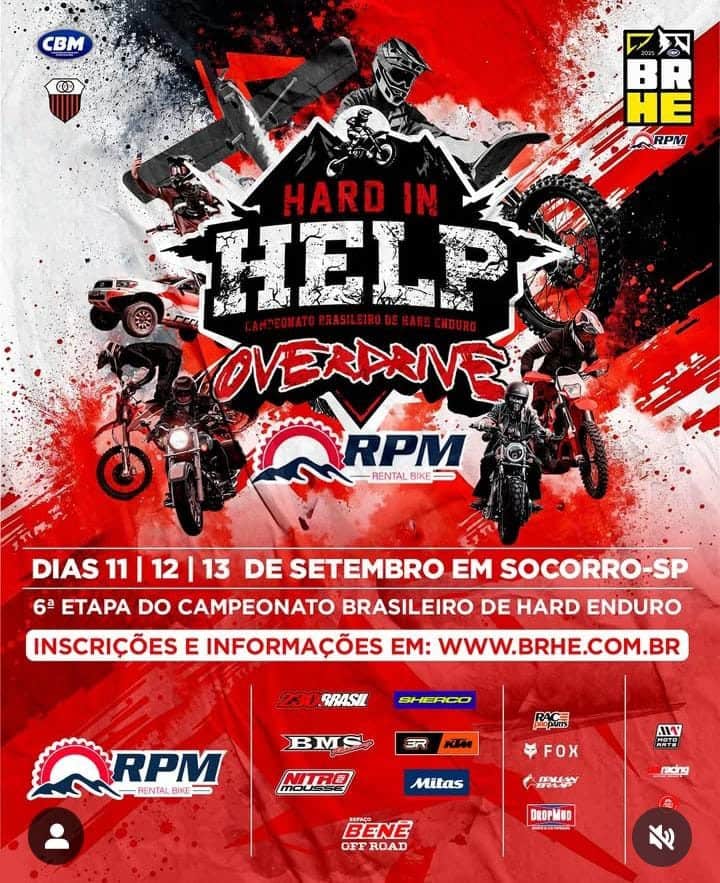 Hard In Help Enduro - Campeonato Brasileiro - Socorro