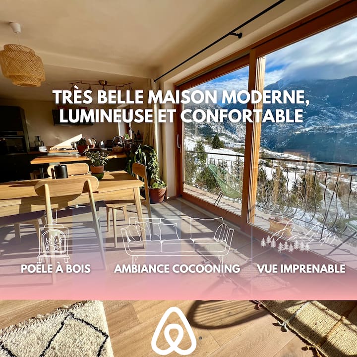 Très Belle Maison Spacieuse Face à Vars/risoul - Vars