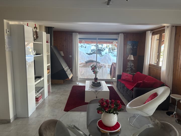 90m², Pied Des Pistes, Jardin, Jacuzzi & Cheminée - Les Deux Alpes