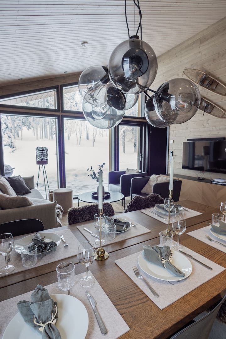 Villa Golden Hill, Luxury Holiday Cabin In Lapland - Lappi