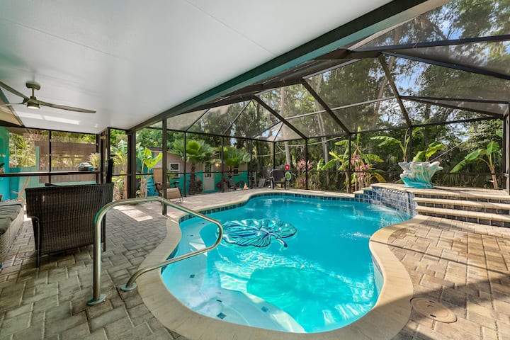 Tropical Oasis W/ Heated Pool* 3 Mins Sis Spring - Crystal River