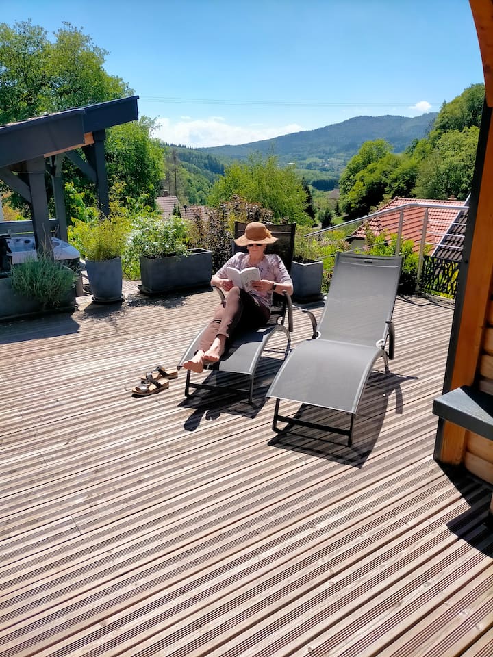 Chalet Cosy Avec Spa Privatif Au Calme - Haut-Rhin