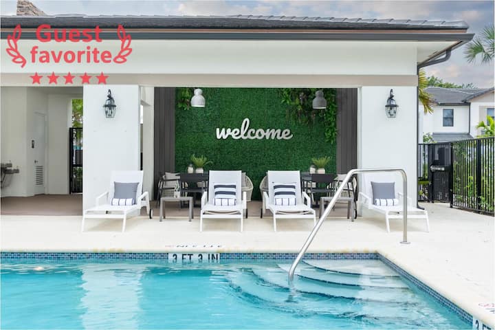 Stylish 3/2.5 Townhome Near Inter Miami With Pool - 科勒爾斯普林斯
