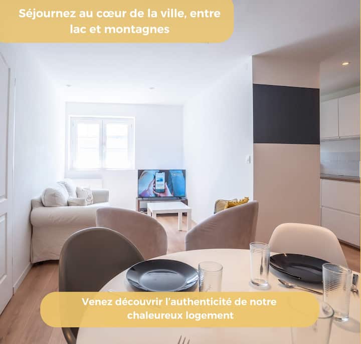 Chez Johan I T3 I Thonon-les-bains - ibis Thonon Centre