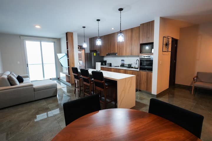 26th Floor Deluxe Apartment At Fundidora ¡3br! - Monterrey