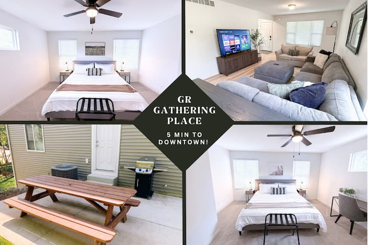 Luxe 5br/4 Ensuite Ba: 2 Miles To Downtown! - Grand Rapids, MI