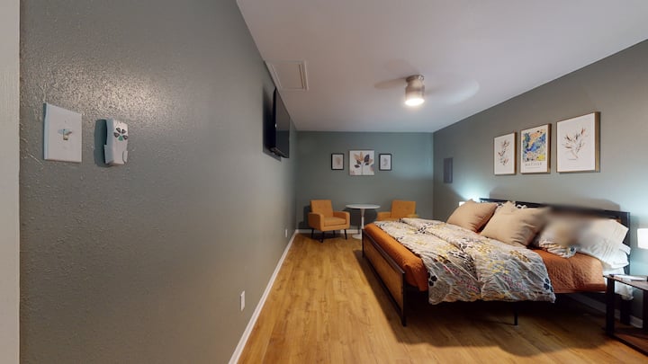 King Bed/air Port/lackland/quarry/medical Center - San Antonio
