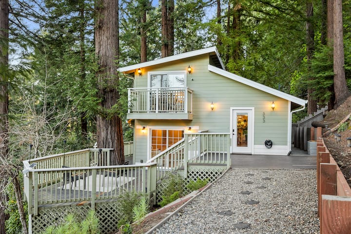 Peaceful Santa Cruz Mountain Retreat Near Beaches - Davenport, CA