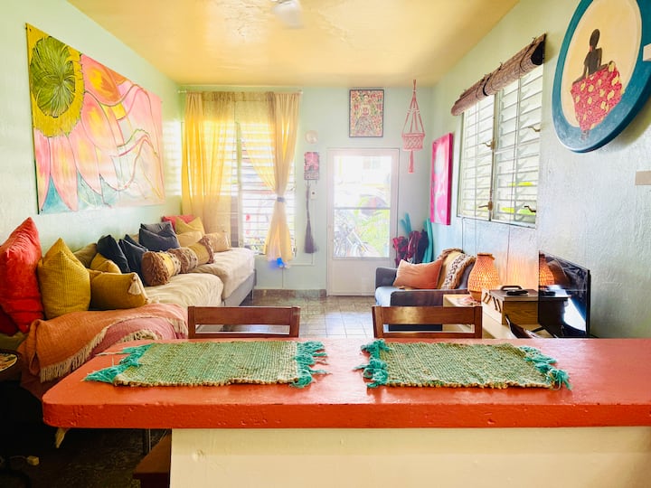 Artistic Escape—steps Tobeach/herbalteas/comfybeds - Luquillo