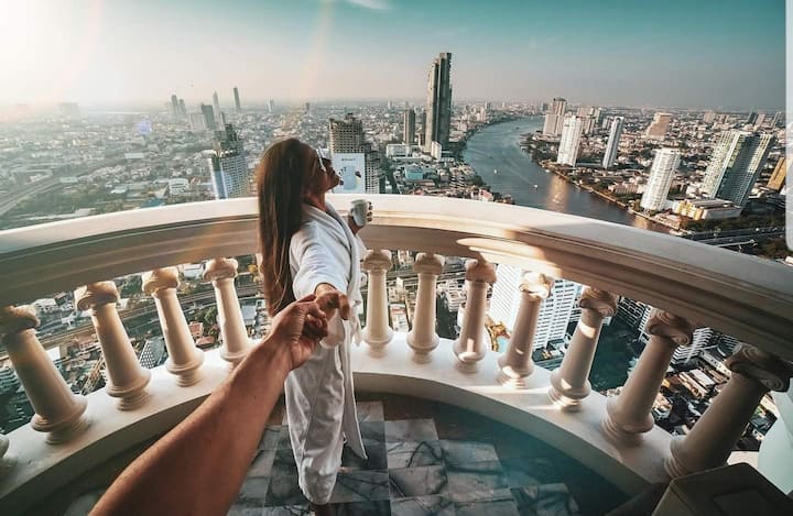 Best View Of Bangkok! 5mins Train&pier-street Food - Bangkok