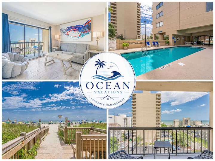 1br | Sleeps 6 | Steps To The Beach | Pool | 7500