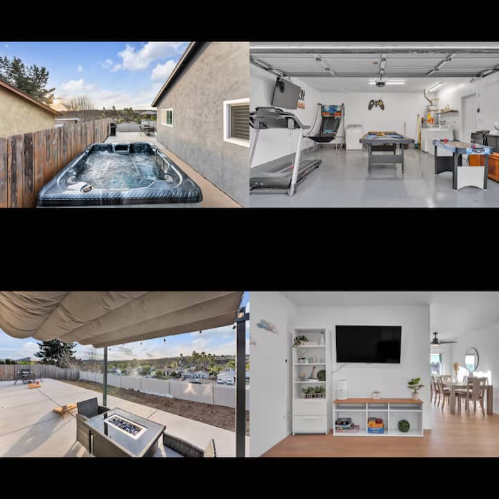 Remodeled Hilltop Home Hottub/bbq/game Rm/s-check - San Diego, CA