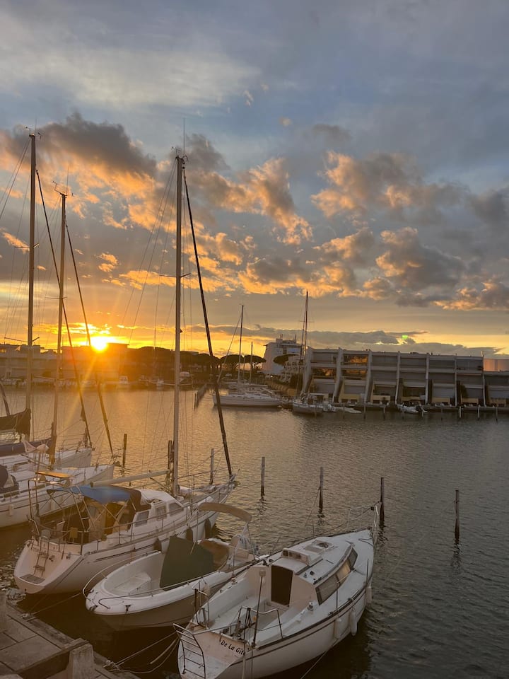 Duplex Marina Vue Mer Au Cœur De La Presqu'île - Le Grau-du-Roi