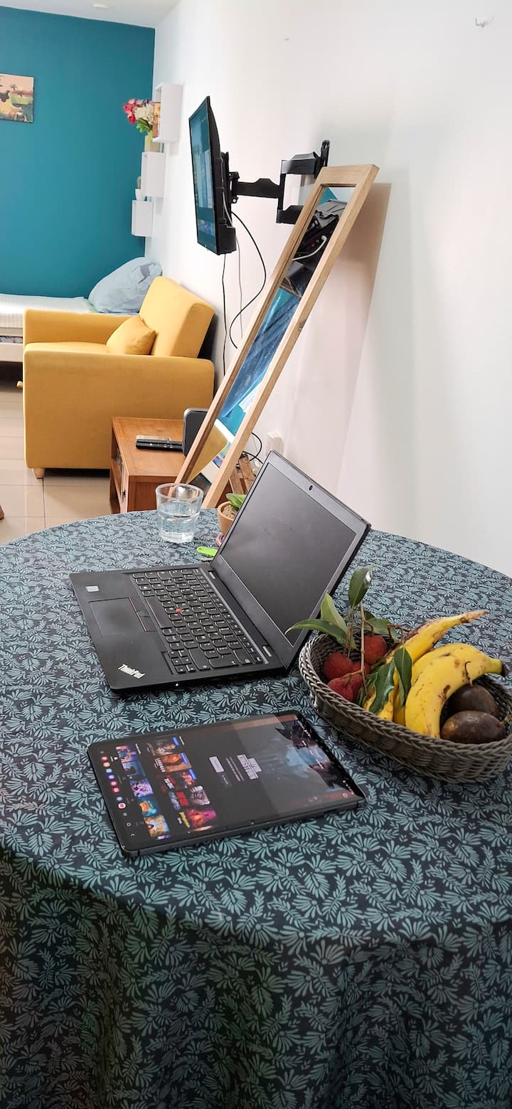 Studio Meublé Climatisé - La Réunion