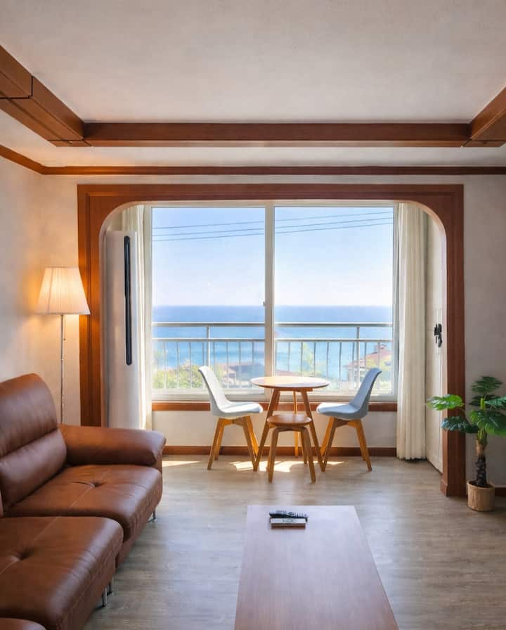 #해운대 달맞이#조용하고 편안한 바다뷰#25평#무료주차 - Busan