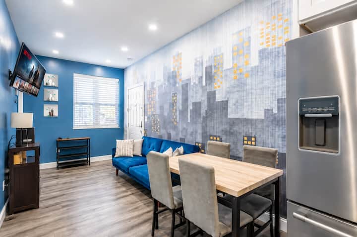 Luxurious 4br-2ba-9beds | Nyc | Ewr | Free Parking - Rosebank - Staten Island NY