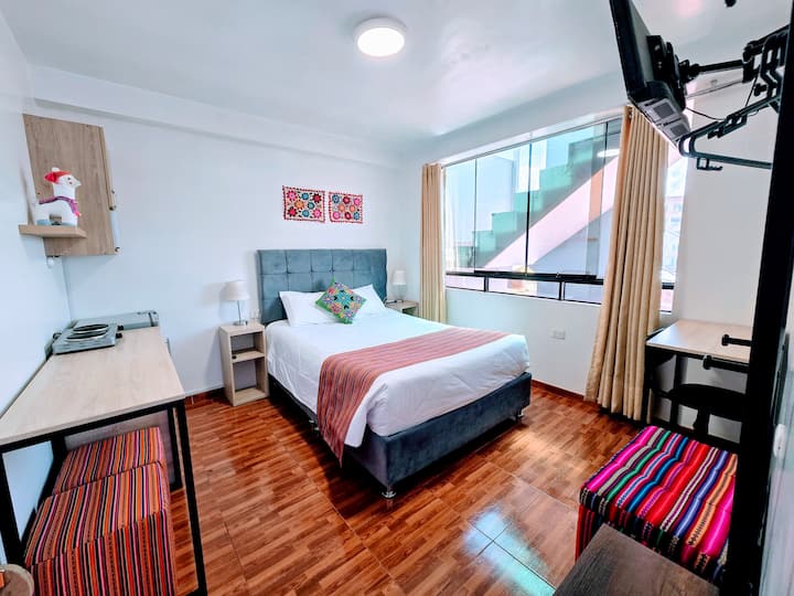 "Chaska" Privado, Céntrico, Equipado Con Terraza. - Cusco